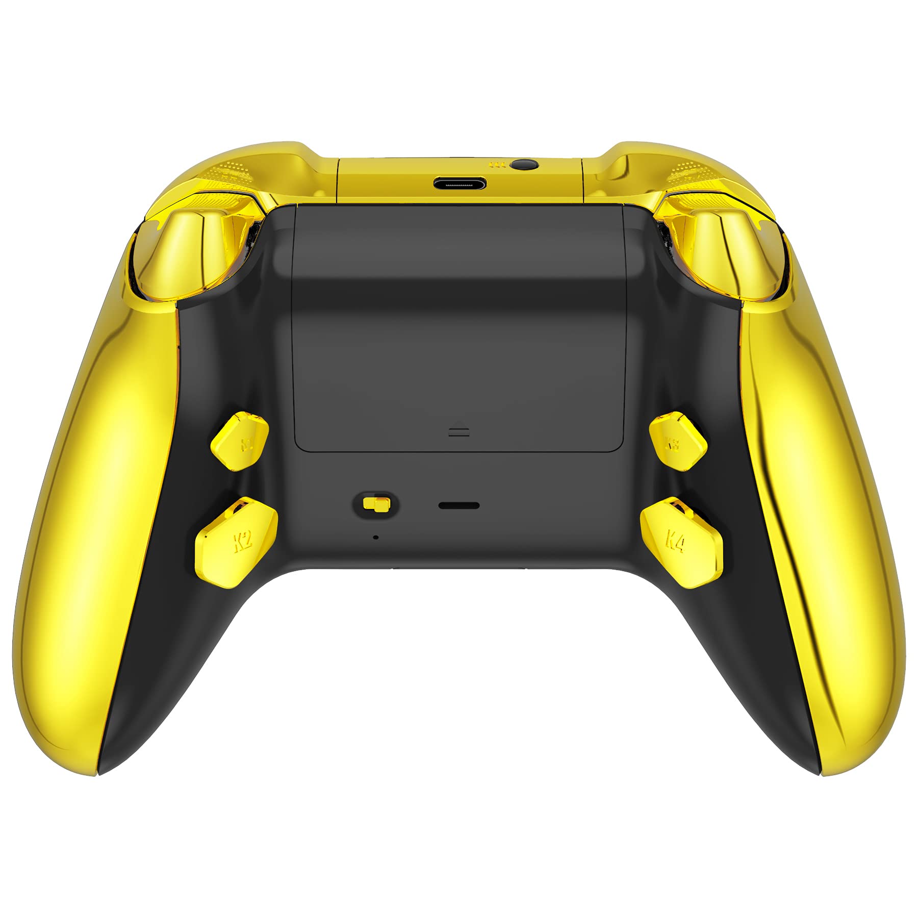 HEXGAMING ADVANCE Wireless Controller for Xbox Series X & S, for Xbox One, and for Windows 7/8/10-4 Remappable Back Buttons - Hair Triggers - Interchangeable Thumbsticks - Weeds Gold