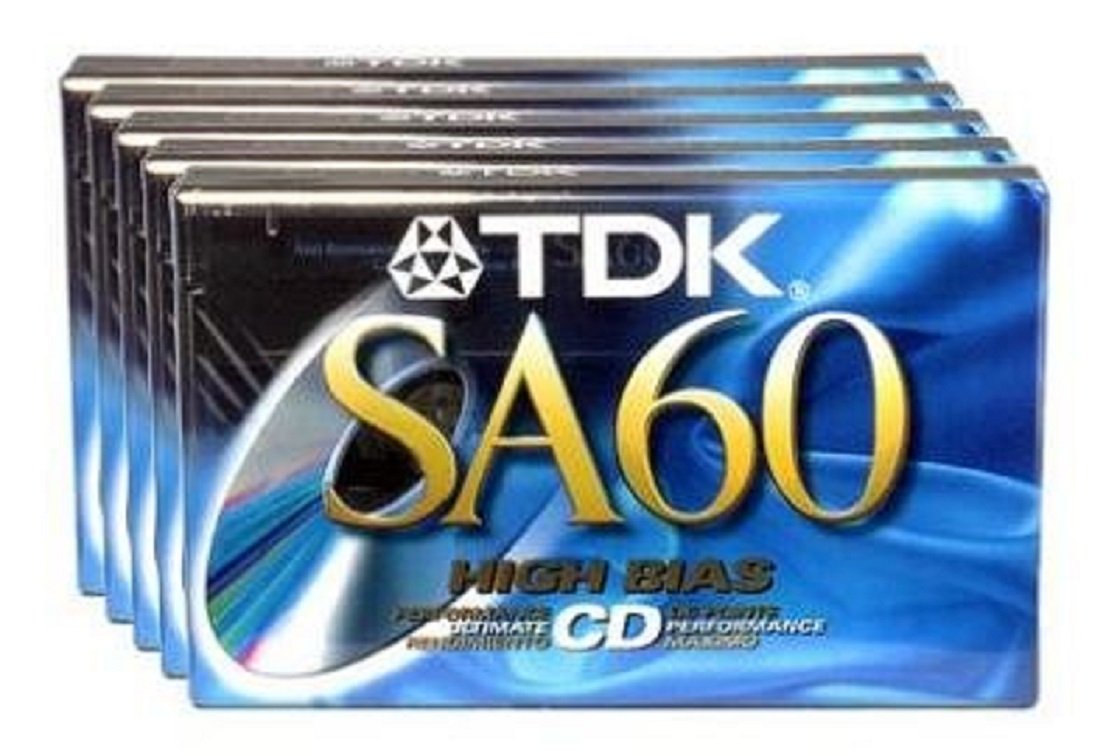 TDK SA-60S Cassette Tape Bonus Pack