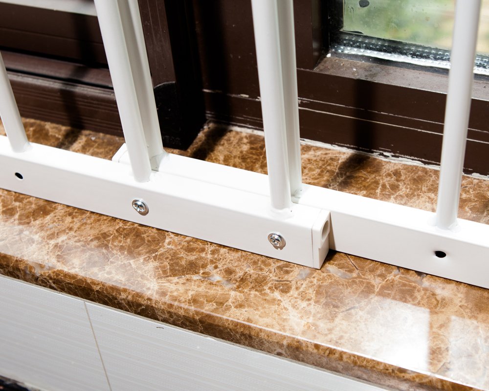 Window Guards for Children, Adjustable Wide Child Safety Window Guard Prevents Accidental Falls, Home Security Childproof Interior Bar Guard for Windows Wide 36.22" - 61.41"(2 Panels)