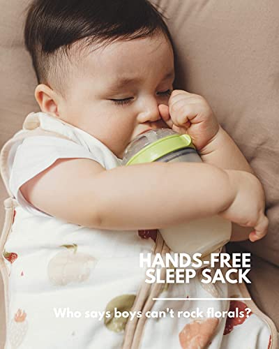 Nightingale Muslin Baby Sleeping Bags - Comfy Sleep Sack and Wearable Blanket for Newborn Babies & Toddlers - Safe & Soft Swaddle Cloth - Starry - 18-24M