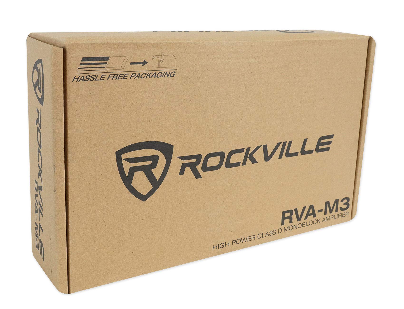 Rockville RVA-M3 4000w Peak/1000w CEA RMS @ 1 Ohm Amplifier Mono Car Amp+Remote