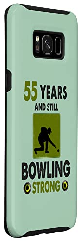 Galaxy S8+ Lawn Bowls 55th Birthday Idea For Men & Funny Lawn Bowling Case