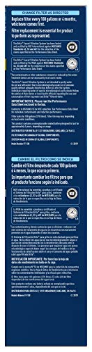 Brita Faucet Mount System, Water Faucet Filtration System with Filter Change Reminder, Reduces Lead, Made Without BPA, Fits Standard Faucets Only, Elite Advanced, White, Includes 2 Replacement Filters