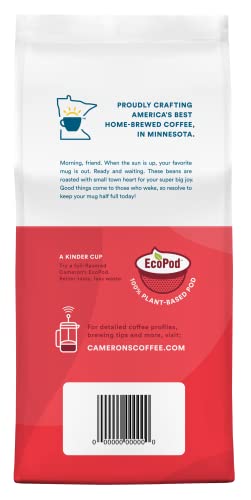 Cameron's Coffee Roasted Ground Coffee Bag, Flavored, Highlander Grog, 12 Ounce