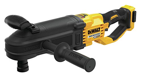 DEWALT FLEXVOLT 60V MAX* Right Angle Drill, Brushless, Quick-Change Stud/Joist Drill, E-Clutch System, Tool Only (DCD471B)