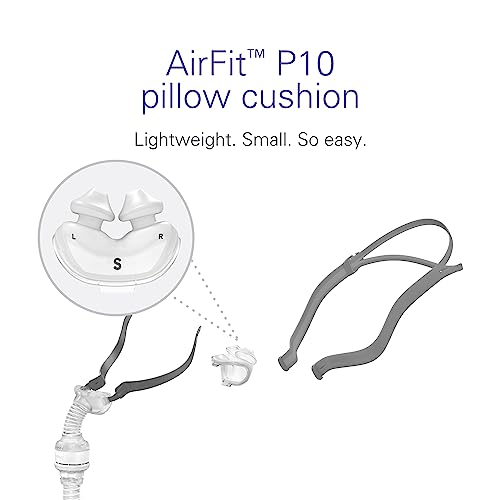 ResMed Nasal Pillow for AirFit P10 - Features Dual-Wall Technology - Single Pair, Small