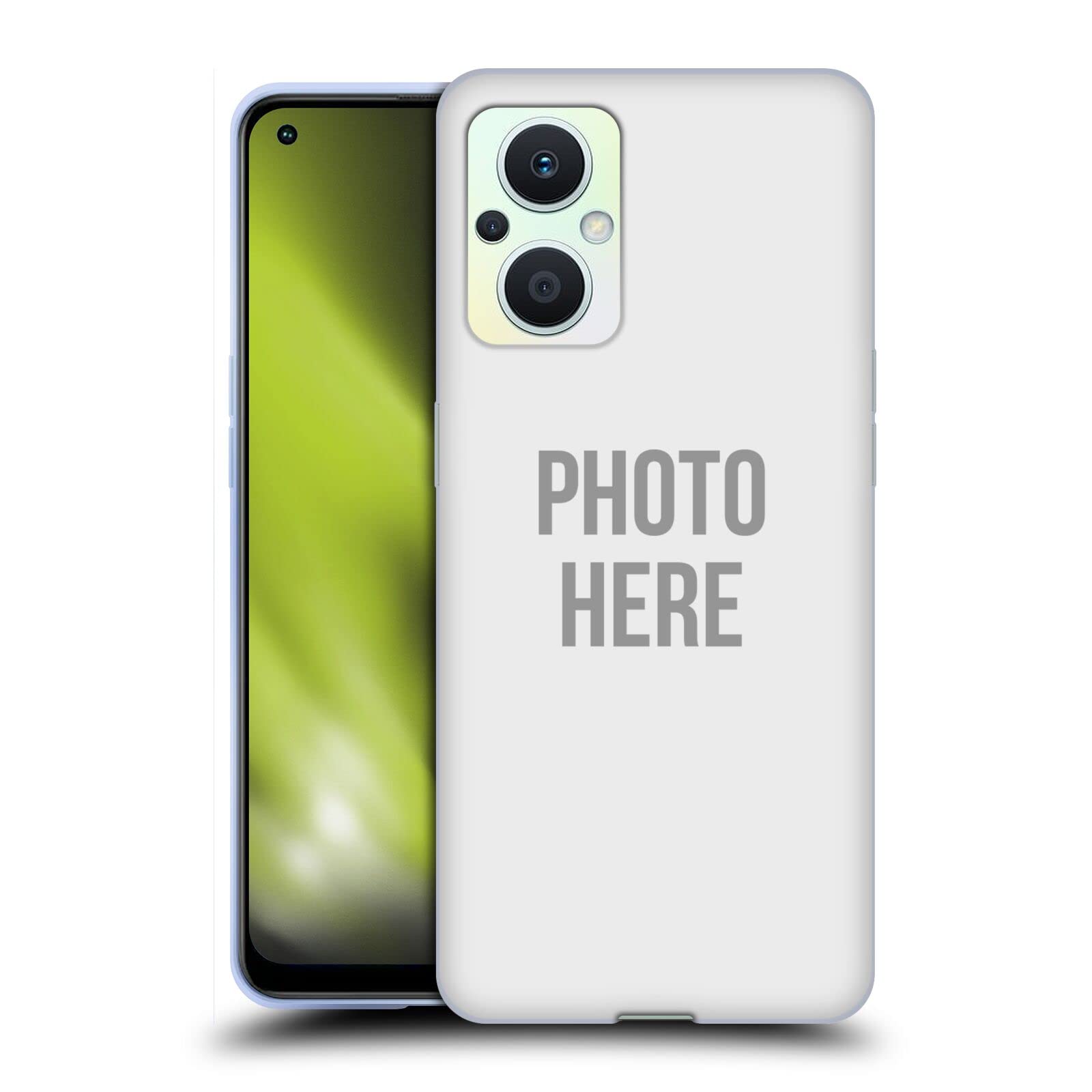 Custom Customized Personalized Custom Photo Soft Gel Case Compatible with Oppo Reno8 Lite