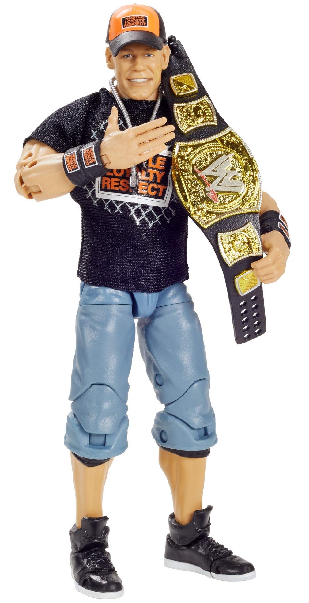 WWE John Cena Ultimate Edition Wave 5 Multiple-Pose 6-inch Action Figure, for 8 years and up, with Entrance Gear, Extra Heads & Swappable Hands