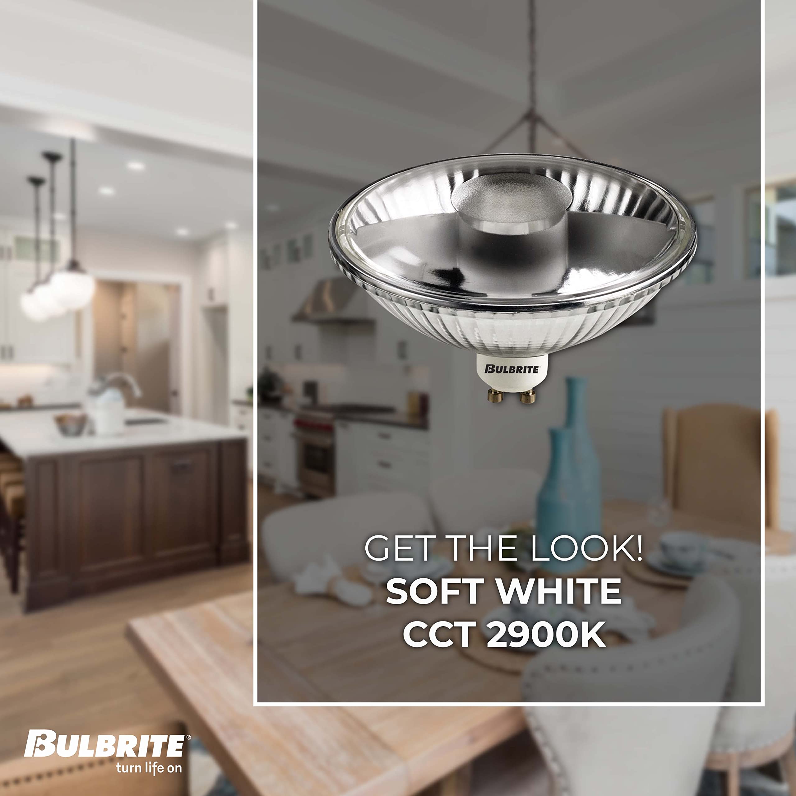 Bulbrite 75R111GU/FL 75-Watt Halogen R111 Reflector, GU10 Base Flood Light