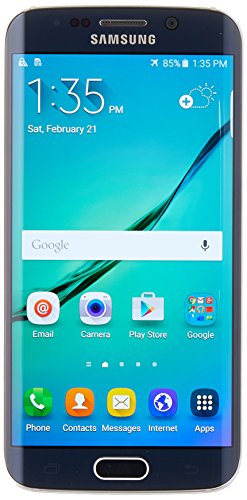Samsung Galaxy S6 Edge G925a 64GB Unlocked GSM 4G LTE Octa-Core Smartphone w/ 16MP Camera - Black Sapphire