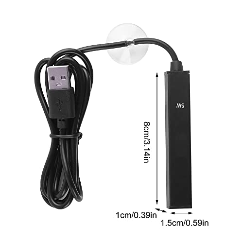 DONGKER Mini Aquarium Heater,USB 5W Submersible Heater for 0.5-2L Marine Saltwater and Freshwater