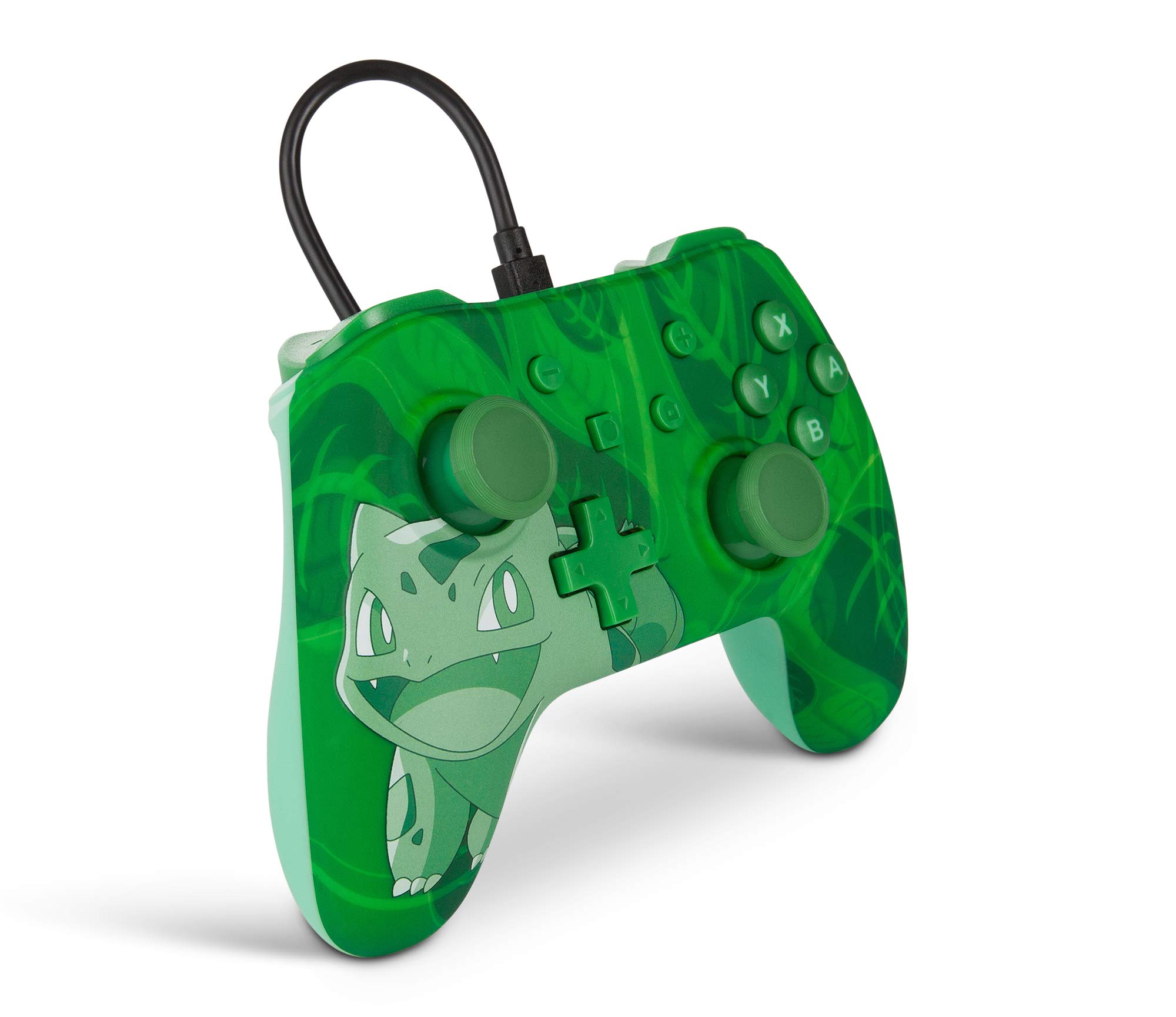 PowerA Wired Controller for Nintendo Switch - Pokémon: Bulbasaur Overgrow, Gamepad, Game controller, Wired controller, Officially licensed
