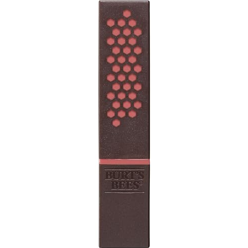 Burt’s Bees 100% Natural Glossy Lipstick, Nude Rain - 1 Tube
