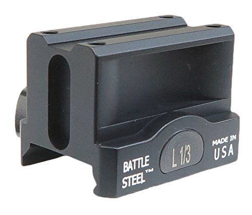 BattleSteel MRO Full Co-Witness Optic Mount Made in USA, Black