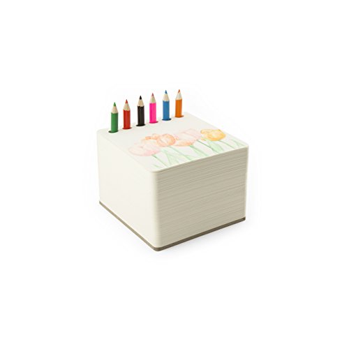 Three by Three Seattle Jotblock Chunky Sketchpad, 4.75" x 4.25" x 3.25", Assorted (70070),Small