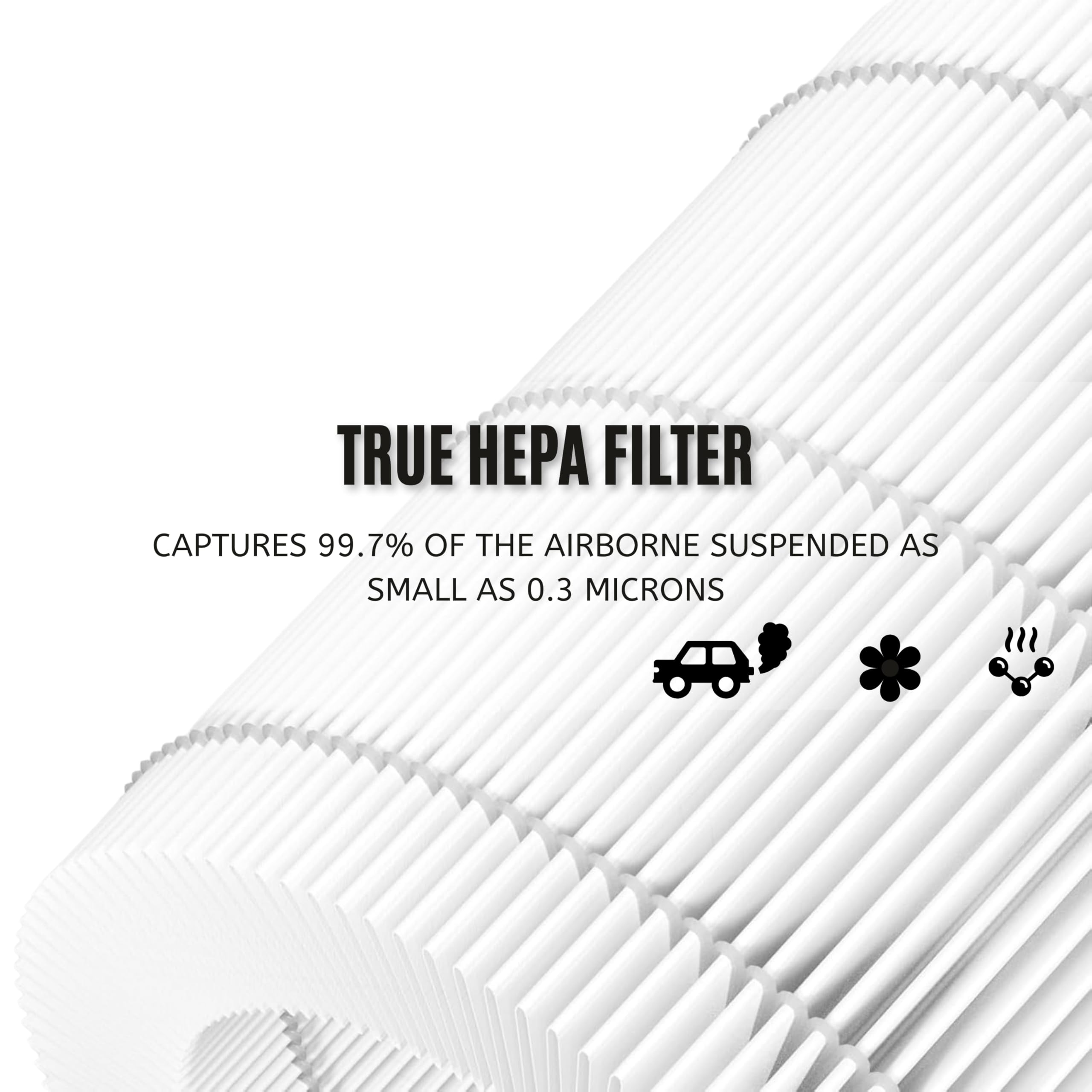 Nispira True HEPA Replacement Filter Compatible with Medi MA Air Purifier Model 14 14W 14B. 1 Pack