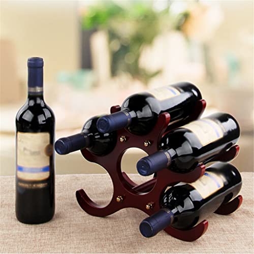 DOUBA European-Style Wooden Wine Rack Wine Bottle Cabinet Shelf Wooden Shelf Storage Rack Retro Display Cabinet