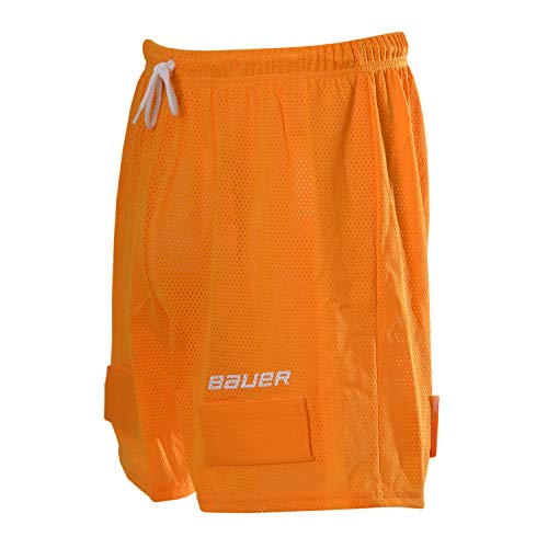 Bauer Youth Core Mesh Jock Shorts, Yellow, Large
