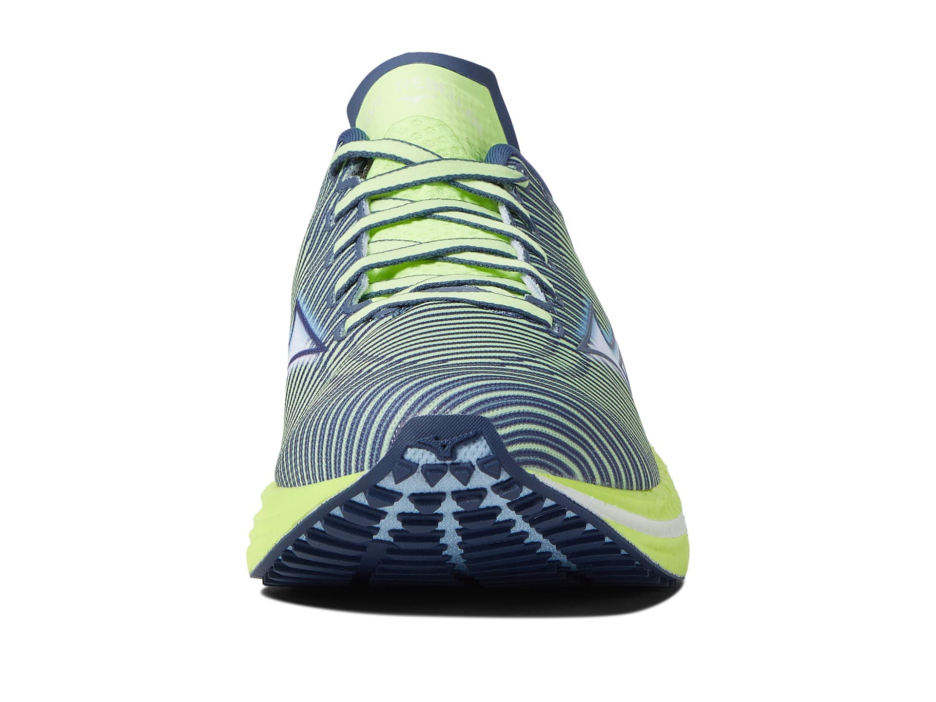 Mizuno womens Wave Rebellion Running Shoe, Neo Lime, 9.5 US