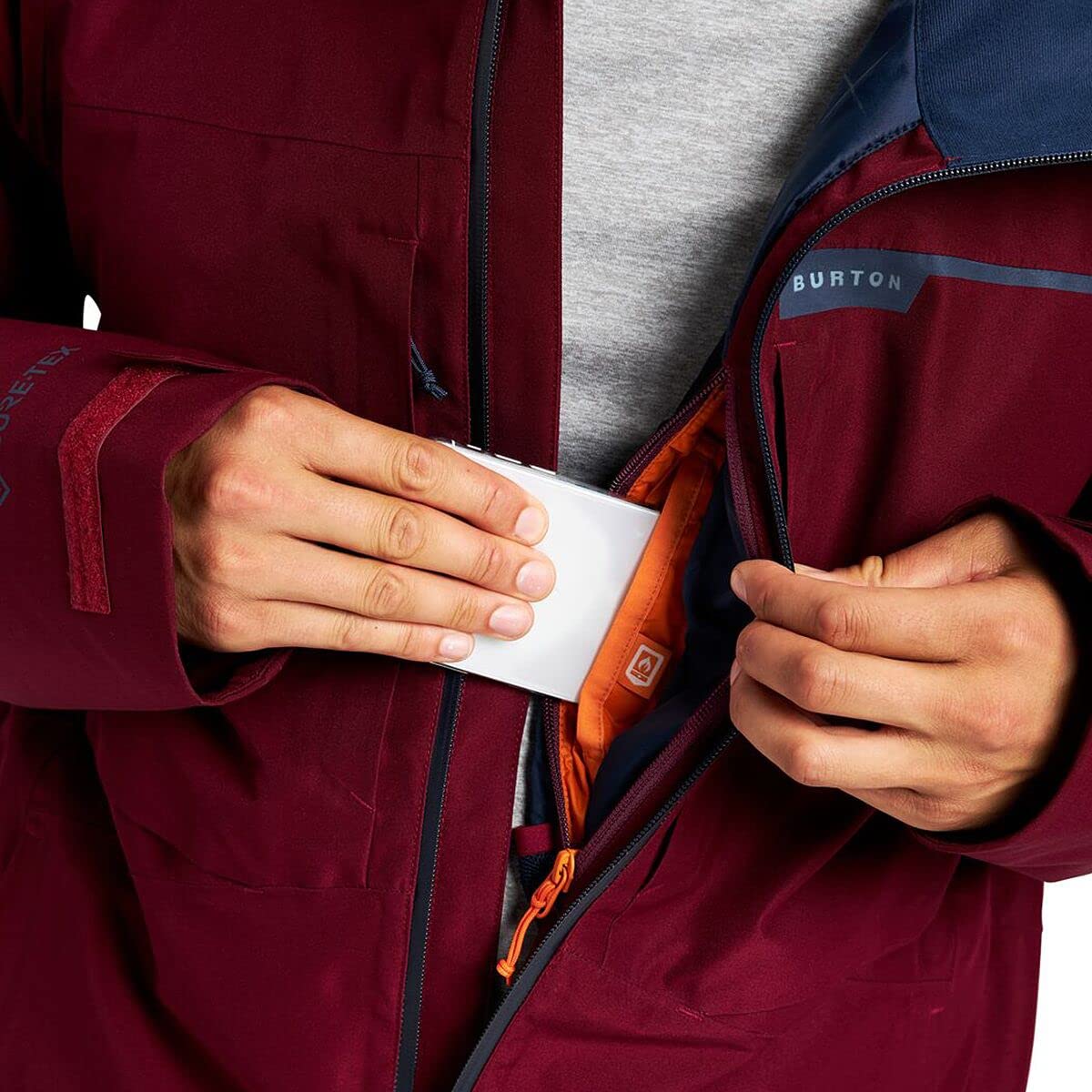 Burton Men's Standard Gore‑TEX 2L Pillowline Jacket, Mulled Berry, X-Large