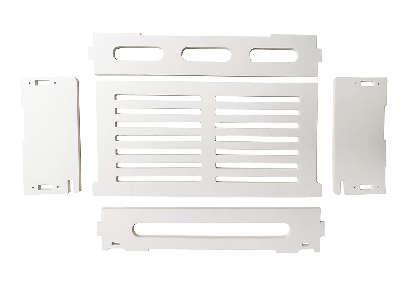 Noviko WiFi Router Modem Cable Power Plug Wire Storage Boxes Wall Mount Floating Shelf Multi-Function Storage Rack