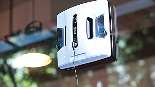 HOBOT-2S Window Cleaning Automatic Smart Robot with Dual Ultrasonic Water Spray and Control via Smartphone or Remote