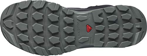 Salomon VAYA MID Gore-TEX Hiking Boots for Women, Stormy Weather/Black/Trooper, 5