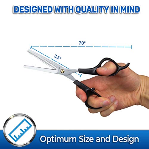 PET MAGASIN Pet Thinning Shears - Professional Thinning Scissors with Toothed Blade