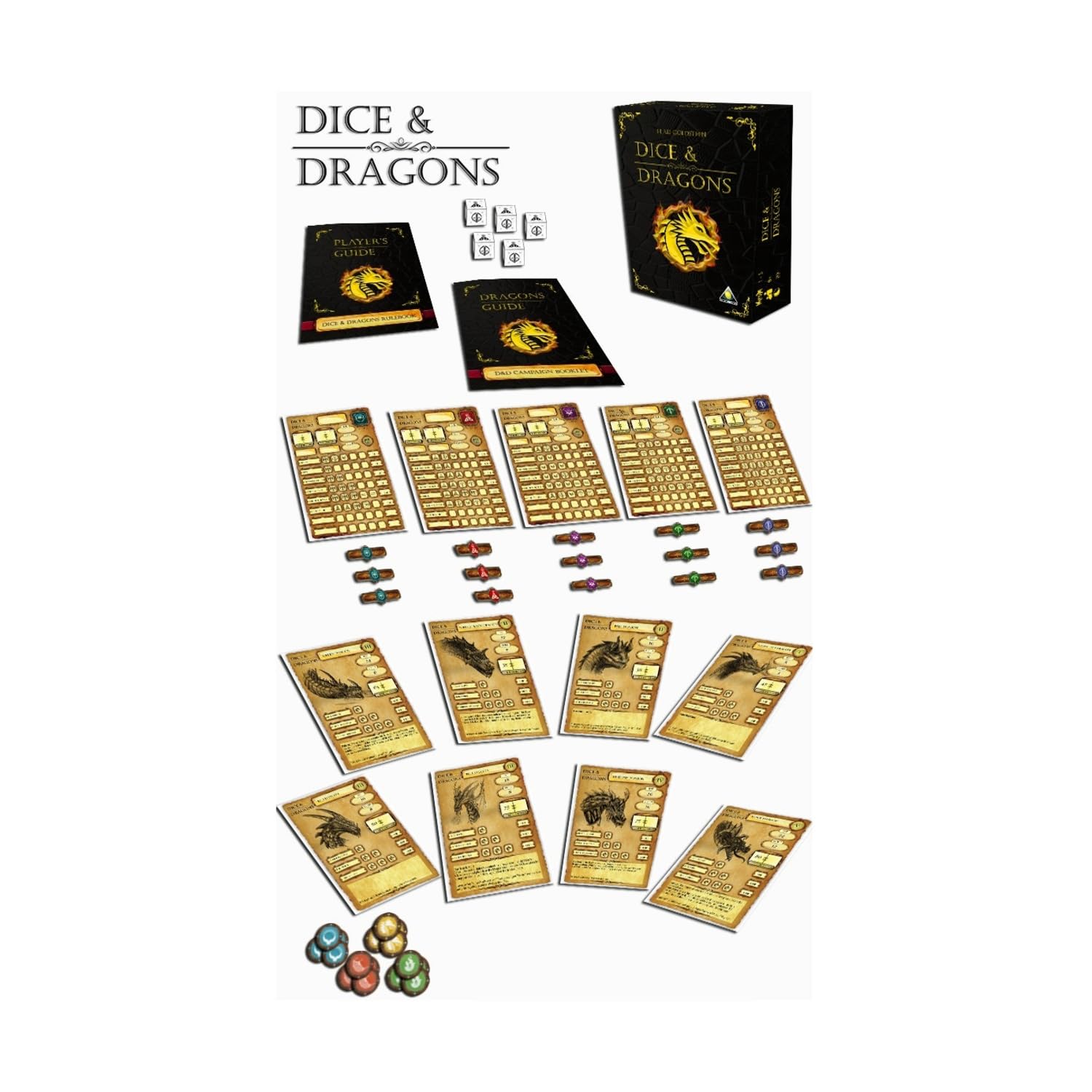 Golden Egg Games Dice & Dragons Game