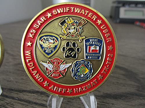 Dallas Fire Department Special Operations k9 Hazmat Swiftwater WildlandChallenge Coin