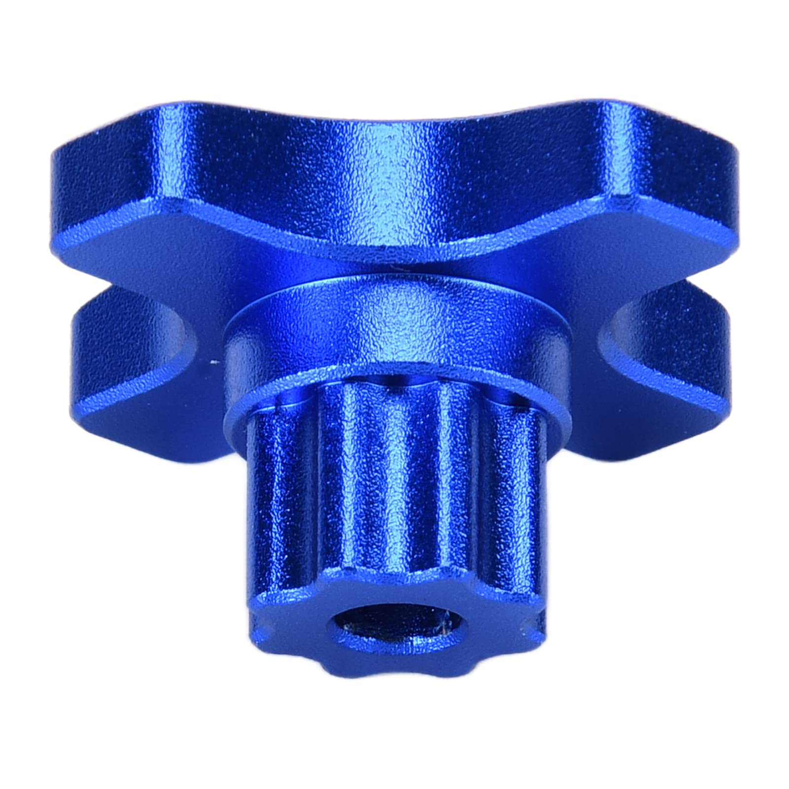 CHICIRIS Crank Cover Wrench, Anodic Oxidation Strong Texture Bicycle Crank Installation Tool Matte and Polished High Strength Blue for Road Bicycle