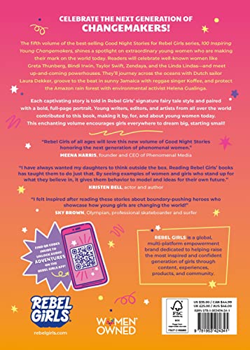 Good Night Stories for Rebel Girls: 100 Inspiring Young Changemakers