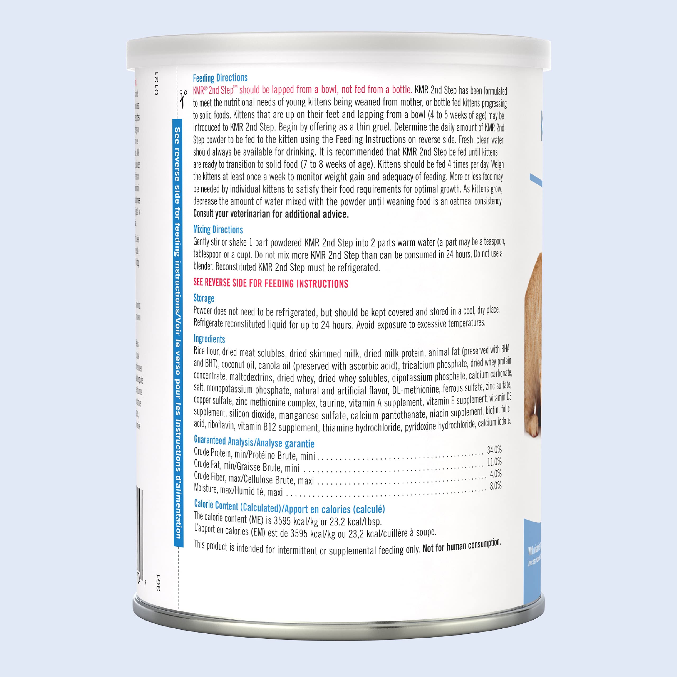 PetAg KMR 2nd Step Kitten Weaning Food - Contains Natural Milk Protein - For Kittens 4-8 Weeks Old - 14 oz
