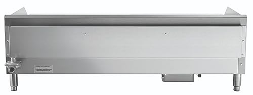 Kratos 29Y-009 48" Commercial Restaurant Gas Countertop Griddle, Thermostatic Controls, 4 Burners, 120,000 BTU Output