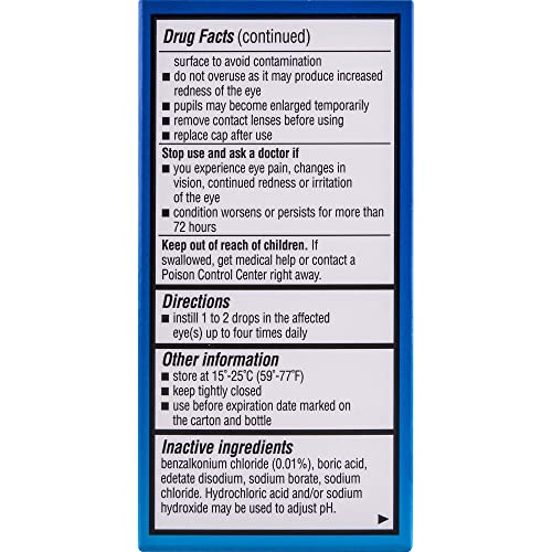 Bausch & Lomb Advanced Eye Relief Redness Instant Relief Eye Drops 0.50 oz