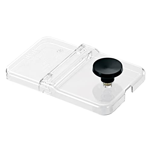 Server Products Dispenser Jar Lid, Clear Plastic 1/9-Size Jar Hinged Lid for Condiment Dispenser Jars, 87253, Compatible with Server 1/9 Size Fountain Jars