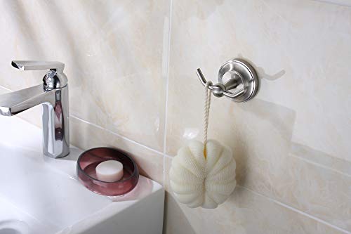 Paradise Bathworks 63428 Elysium Robe Hook, Satin Nickel