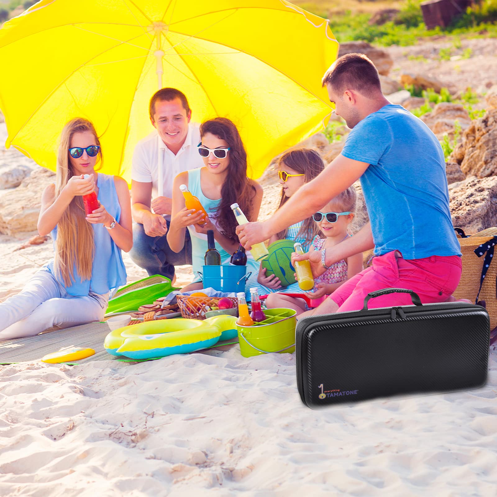 Protection Case With Extra Storage For Otamatone Deluxe and Techno | Lightweight and Waterproof Automatone Instrument Holder | Sturdy and Portable | Crafted by Experts | Designed in Sweden