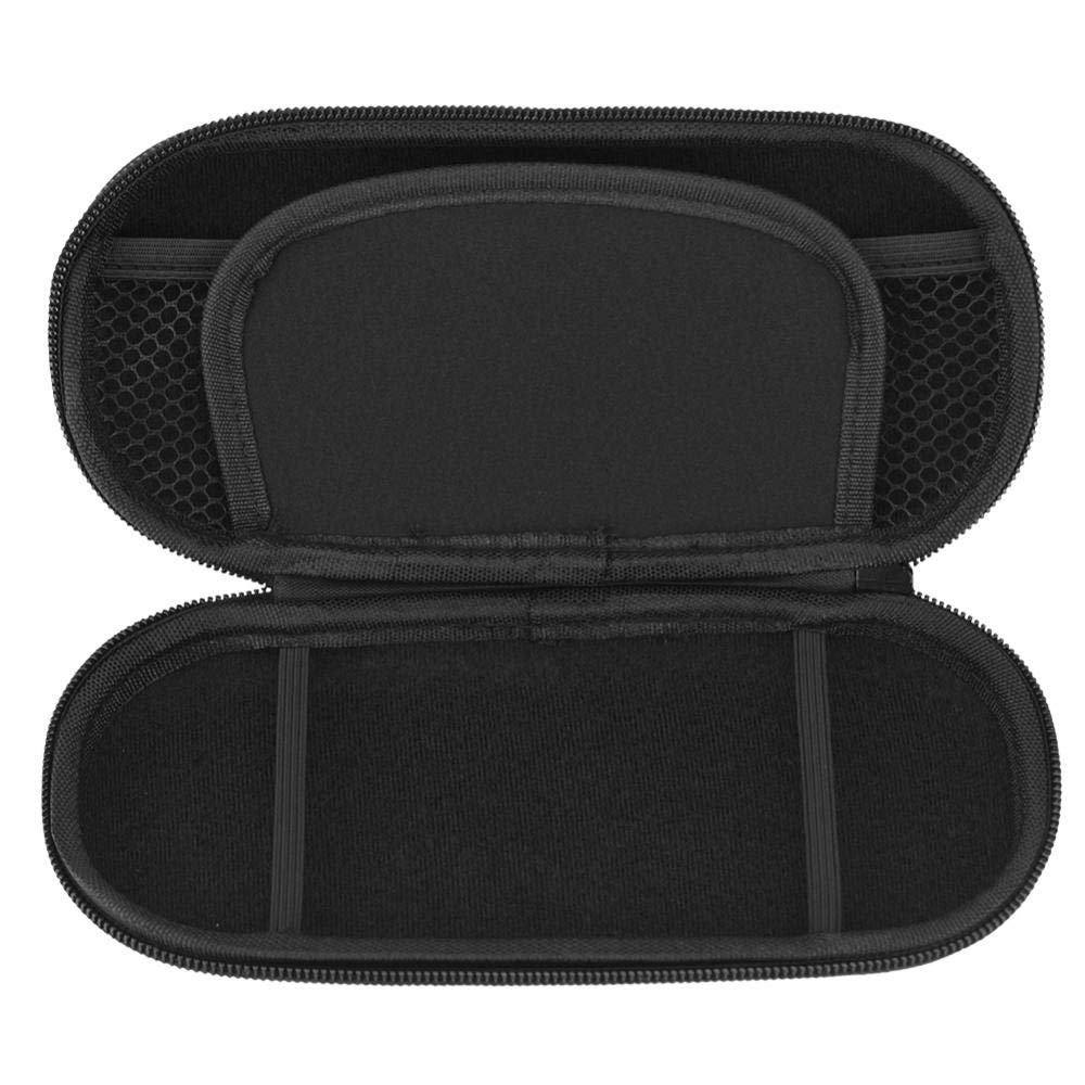 Protective Hard Case for PS Vita, Anti-Droop Case Cover Travel Organizer Carrying Bag with Screen Waterproof Shockproof Storage Protector for Sony Vita(Black) [video game]
