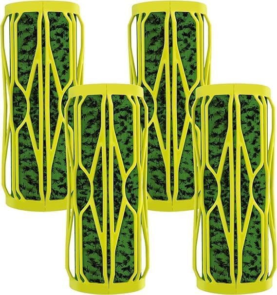 Dwcom 4 Pack Wasp Traps Outdoor Hanging, Bee Traps for Outdoor, Bees Catcher Trap, Sticky Fly Bug Insect Deterrent Killer