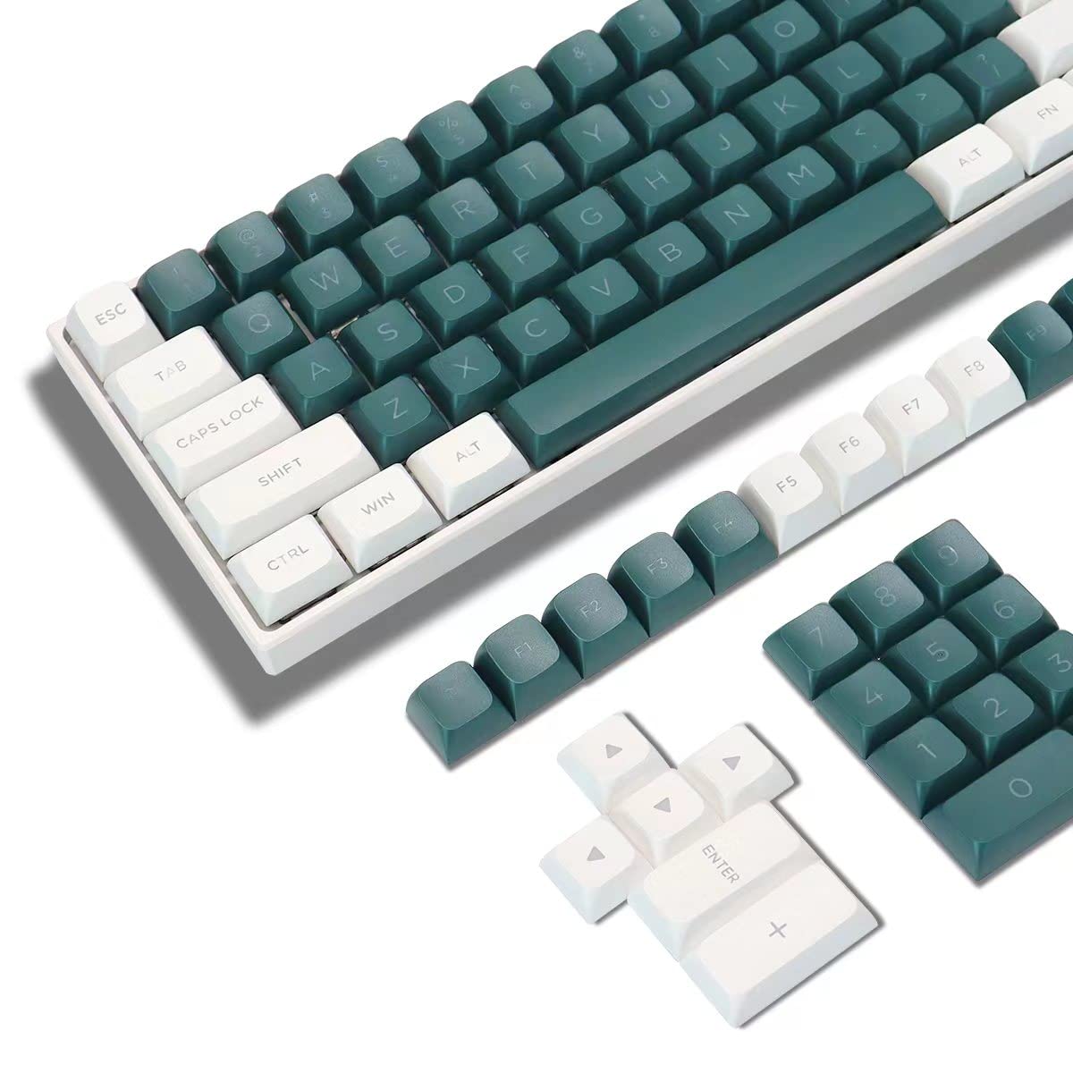Keycaps 110 Keys XVX Profile PBT Keycaps Double-Shot for Cherry MX Gateron Switches Mechanical Gaming Keyboards
