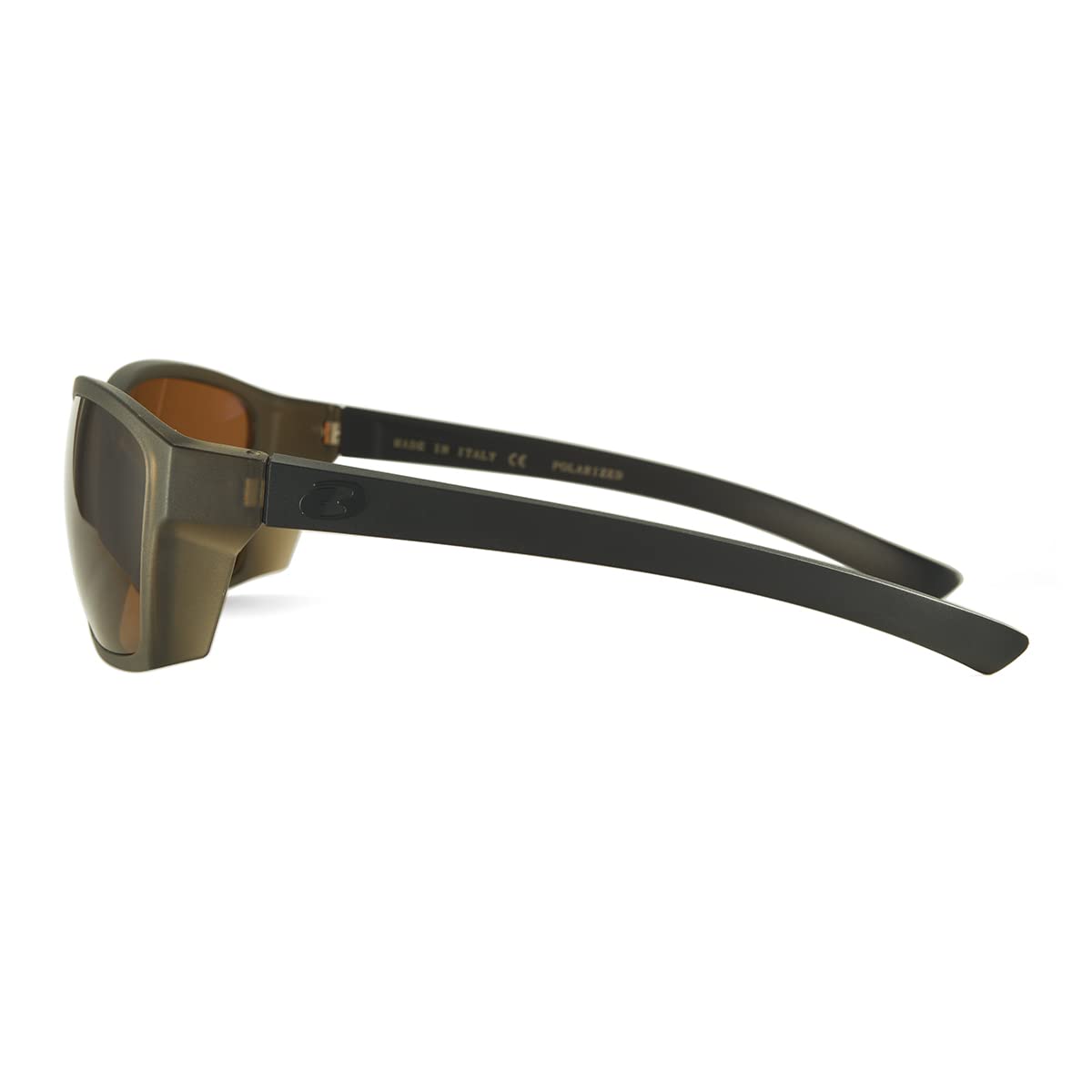 Bnus glass lens sunglasses for men polarized UV400 protection (Matte Crystal Grey/B-15 Polarized Lens)