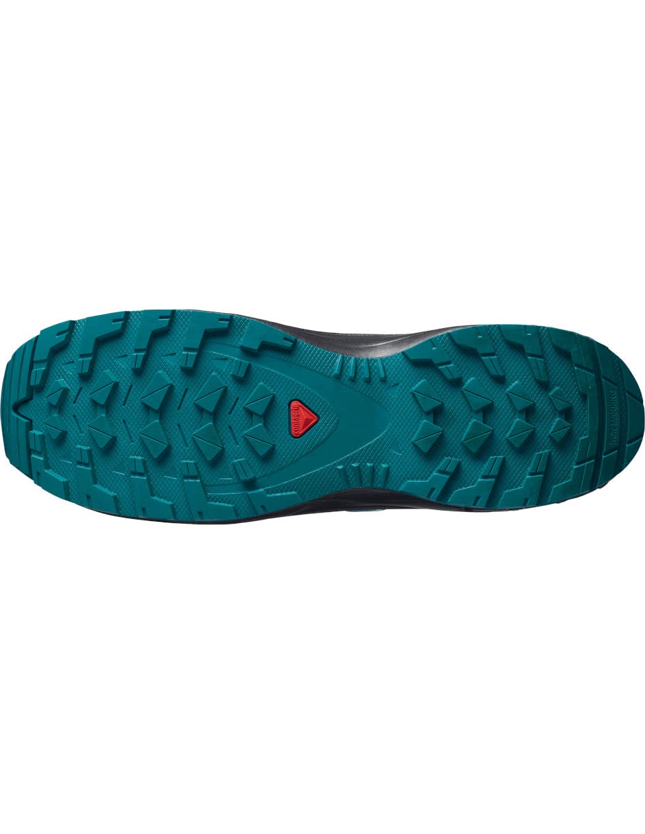 Salomon Kid's XA PRO V8 Trail Running Shoes, Delphinium Blue/Black/Charlock, 6 Big Kid