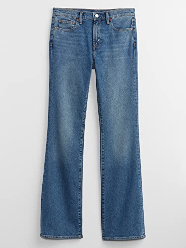 GAP Womens Boot Cut Jeans, Medium Wash, 34 Regular US