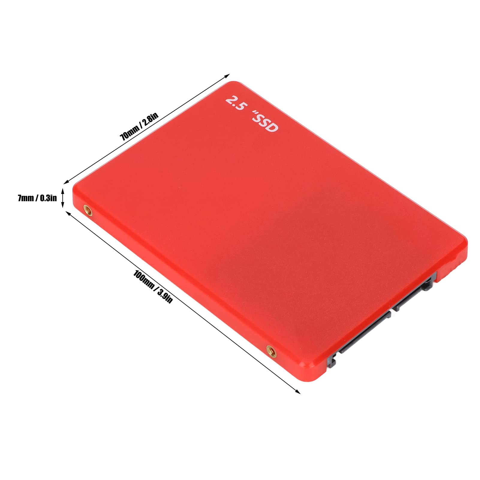 CHICIRIS Laptop SSD, Low Power 300500MS Internal Network Performance Enhancement 2.5 Inch SATAIII Shockproof Home Office SSD for Computer 512GB