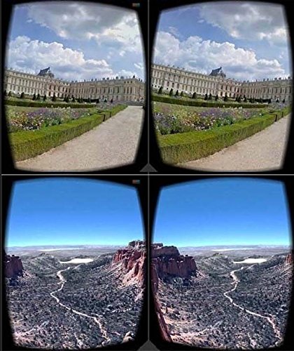 Google Cardboard Kit DIY 3D Glasses by Lubar Virtual Reality Video Viewer Compatible with Android and iOS Smartphone