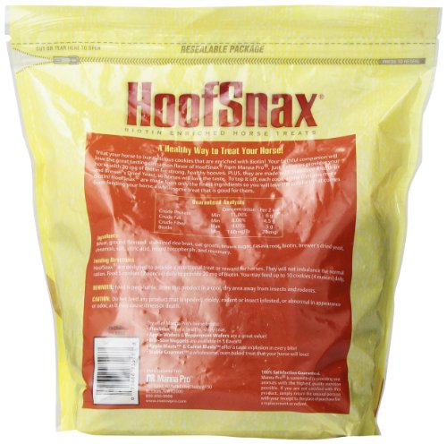 Manna Pro 05-9352 Hoof Snax Biotin Enriched Horse Treats, 3.2-Pound