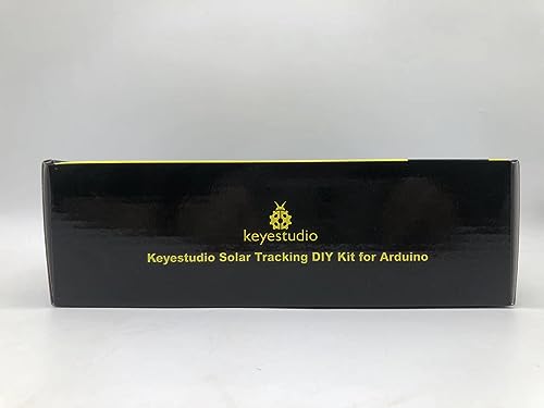 KEYESTUDIO DIY Solar Tracking Electronic Kit for Arduino,Smart Phone Charging Module,Temperature and Humidity Sensor,BH1750 Light Sensor etc.Educational Programming Kit for Teens Adults 15+