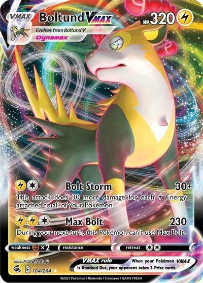 Boltund VMAX - 104/264 - Ultra Rare - Sword & Shield - Fusion Strike