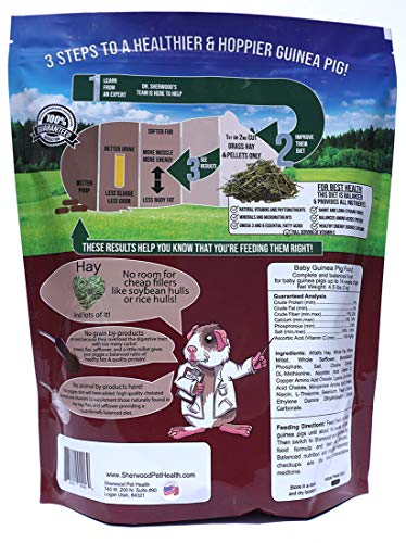 Sherwood Pet Health Baby Guinea Pig Food -4.5 lb.